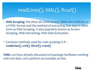 Import web resources using R Studio | PDF