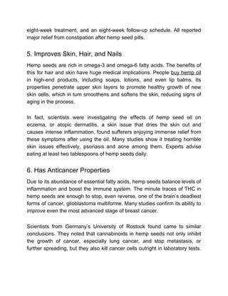 7 incredible benefits of hemp seeds | PDF