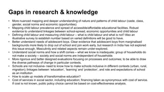 Landscaping education strategies to address child labour in India | PPT