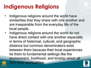 7_Indigenous_Religions power point presentation | PPTX