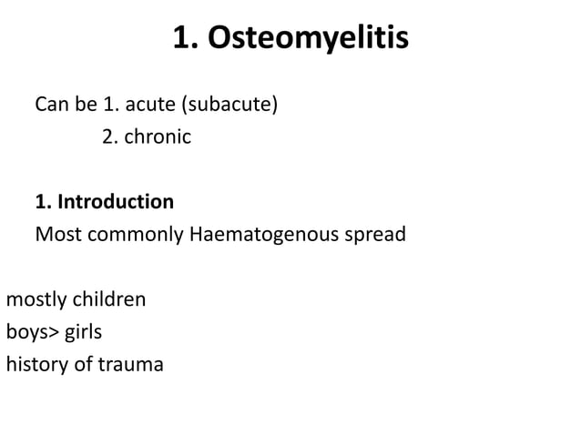 7 Infections in Bone & Joints -osteomyelitis ERPM.pptx