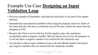 7 Input Validation | PPTX | Programming Languages | Computing