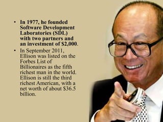 Famous Entrepreneurs List