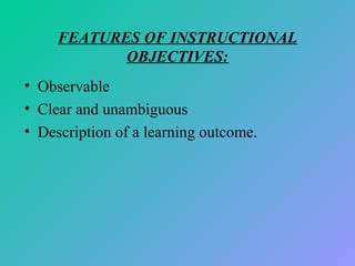 MBA Notes on: instruction obj & lesson plan | PPT