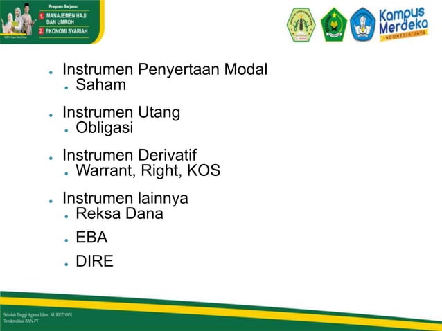 (7) Instrumen Pasar Modal.ppt