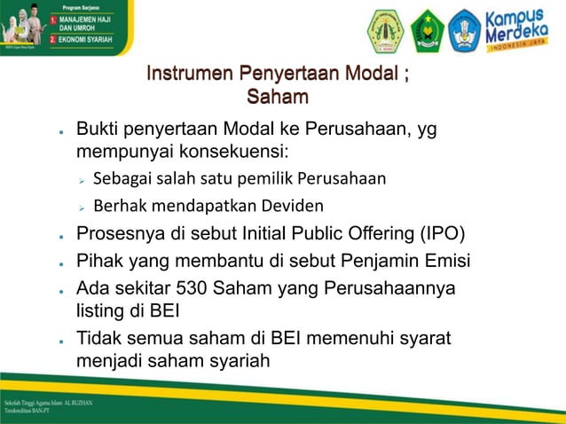 (7) Instrumen Pasar Modal.ppt