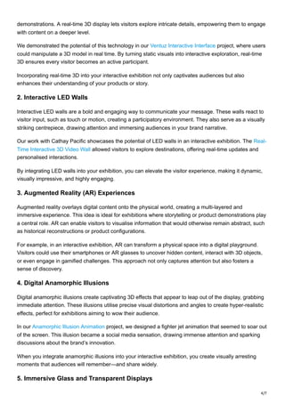 7 Interactive Exhibition Ideas Brands Can’t Ignore for 2025 | PDF