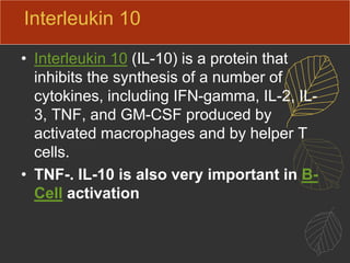 interleukins | PPTX