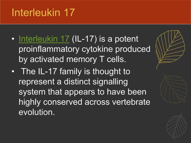 interleukins | PPTX | Genetics | Science