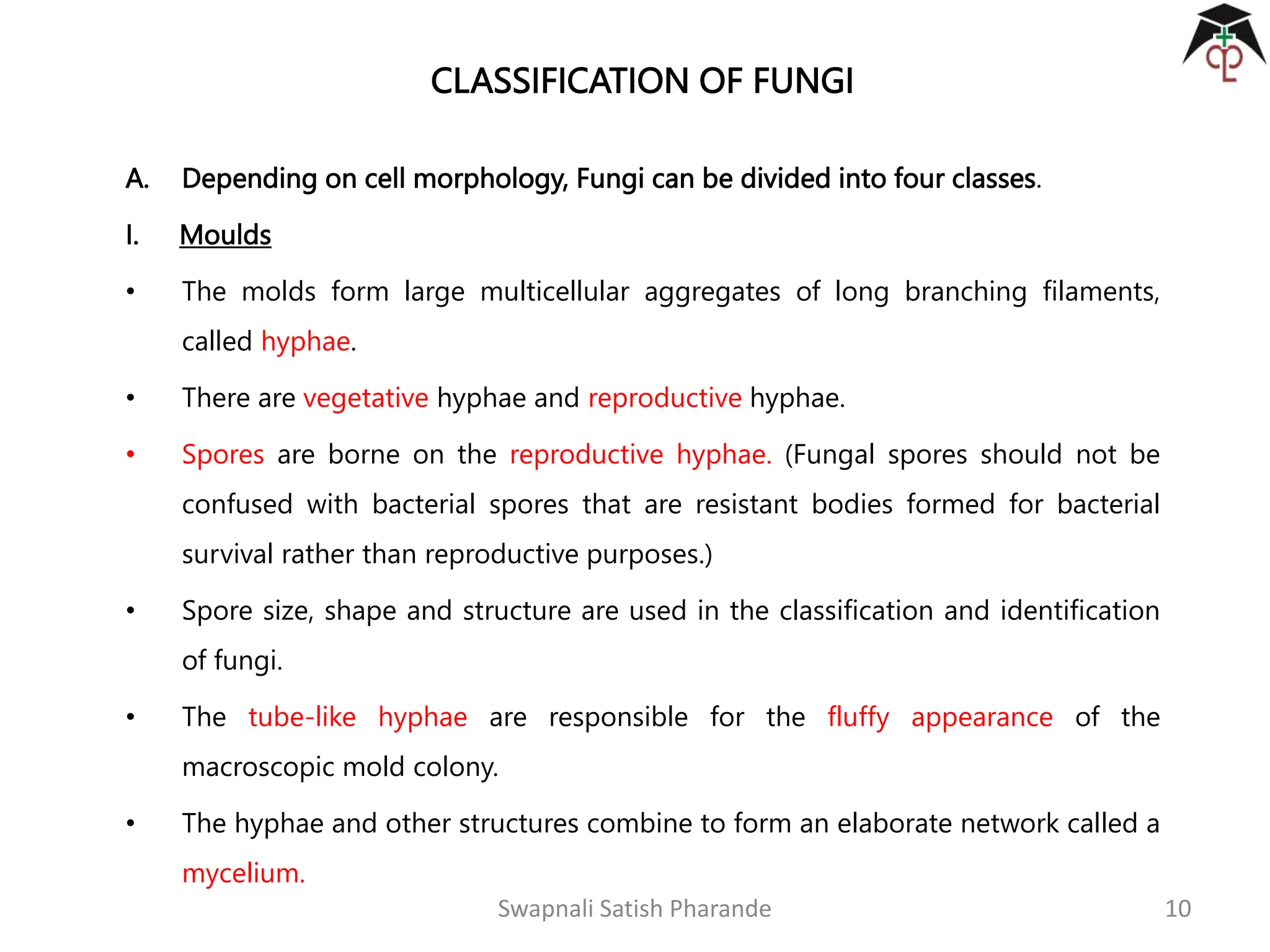 Introduction and Classification of Fungi | PPTX