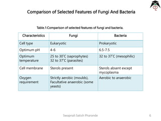 Introduction and Classification of Fungi | PPTX