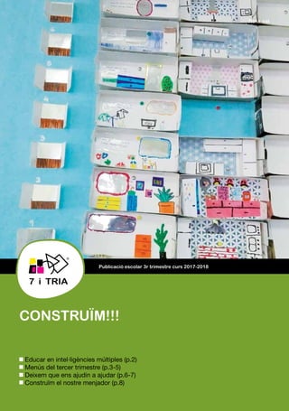 Menú tercer trimestre 2017-2018 | PDF