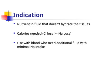 7 types of IV fluids for the intravenous use RL, DNS, NS, D5 , D10 | PPT