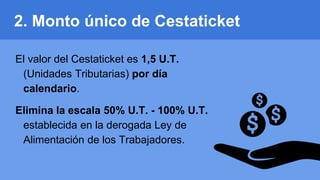 9 claves de la Ley de Cestaticket Socialista | PPTX