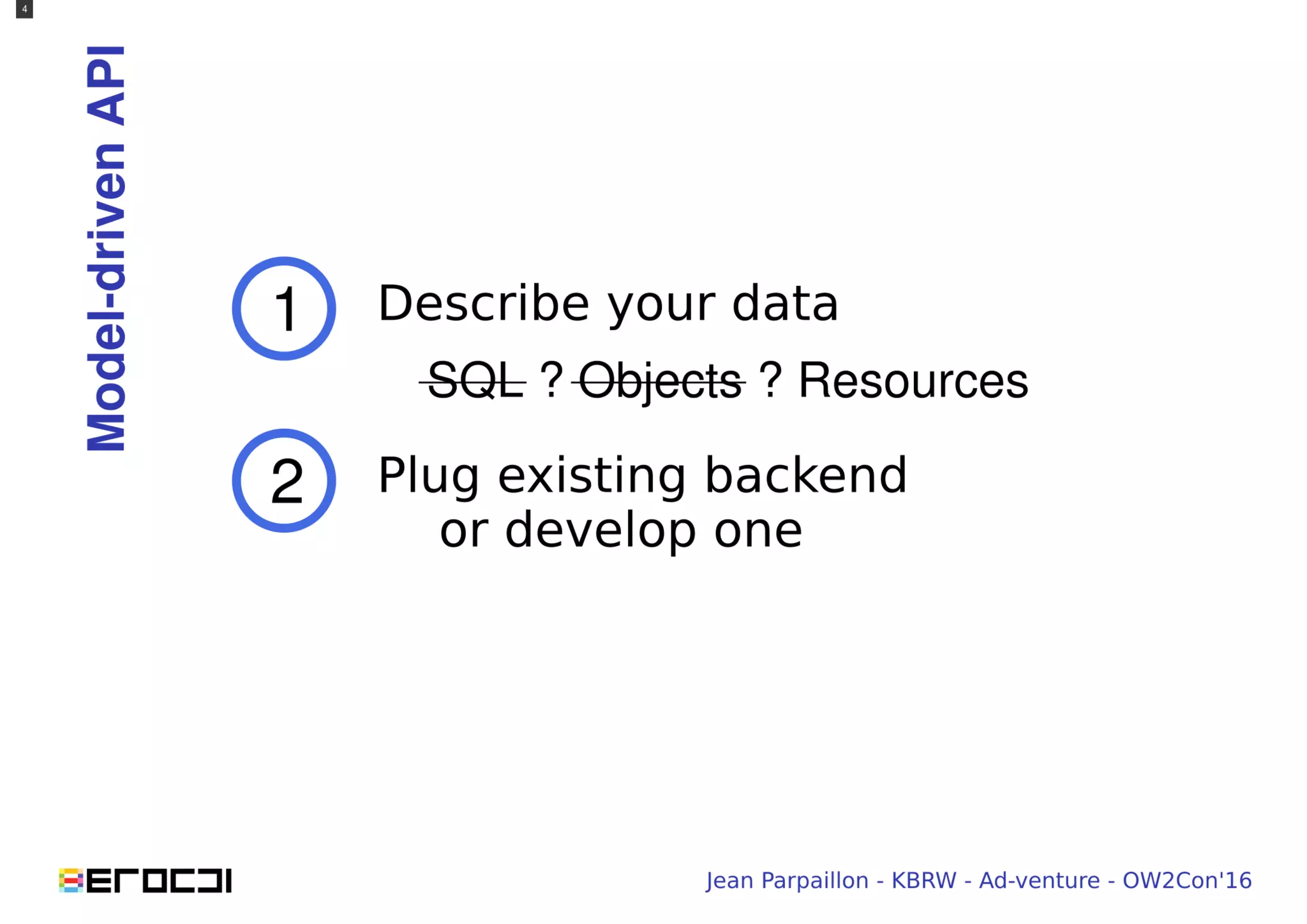 erocci - a scalable model-driven API framework, OW2con'16, Paris. | PDF