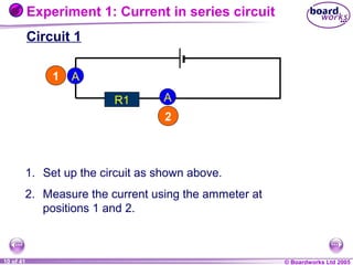 7 j electrical circuits (boardworks) | PPT