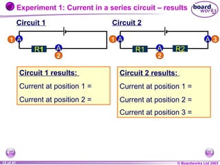 7 j electrical circuits (boardworks) | PPT