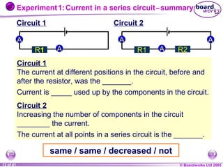 7 j electrical circuits (boardworks) | PPT