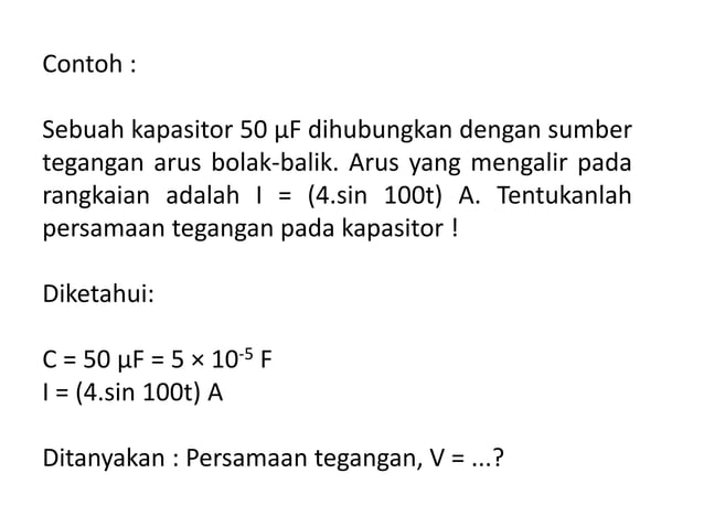 7 jenis beban ac | PPTX