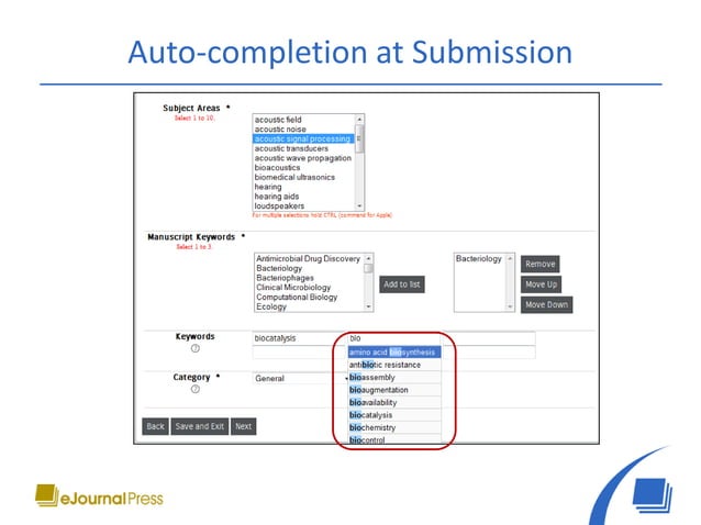 Case Study: Integrating Data Harmony Terms and the eJournalPress Peer ...