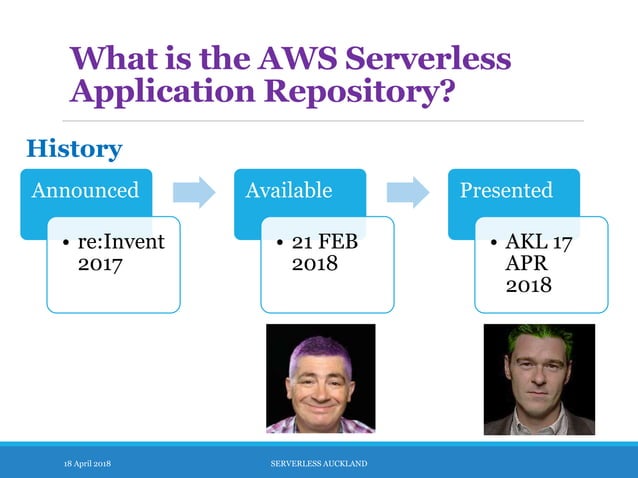 Aws serverless application repository | PPT