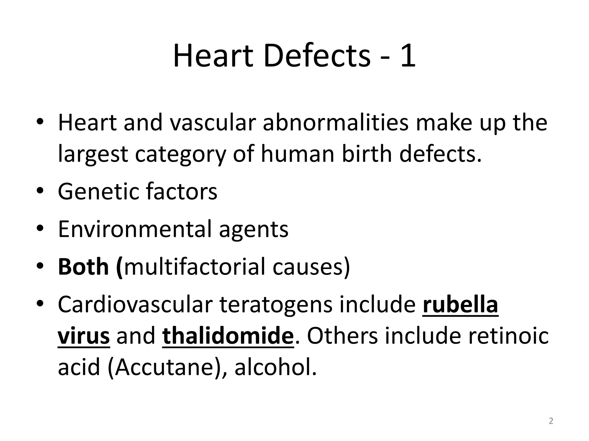 Heart Defects | PPTX