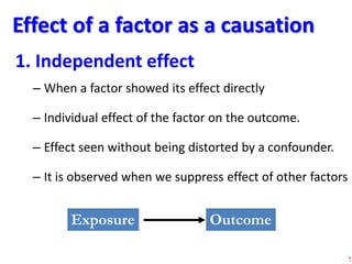 Judgment of causality in Epidemiology: Handout | PPTX
