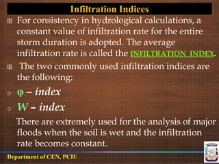 L6 infiltrationr rate calculation | PPTX