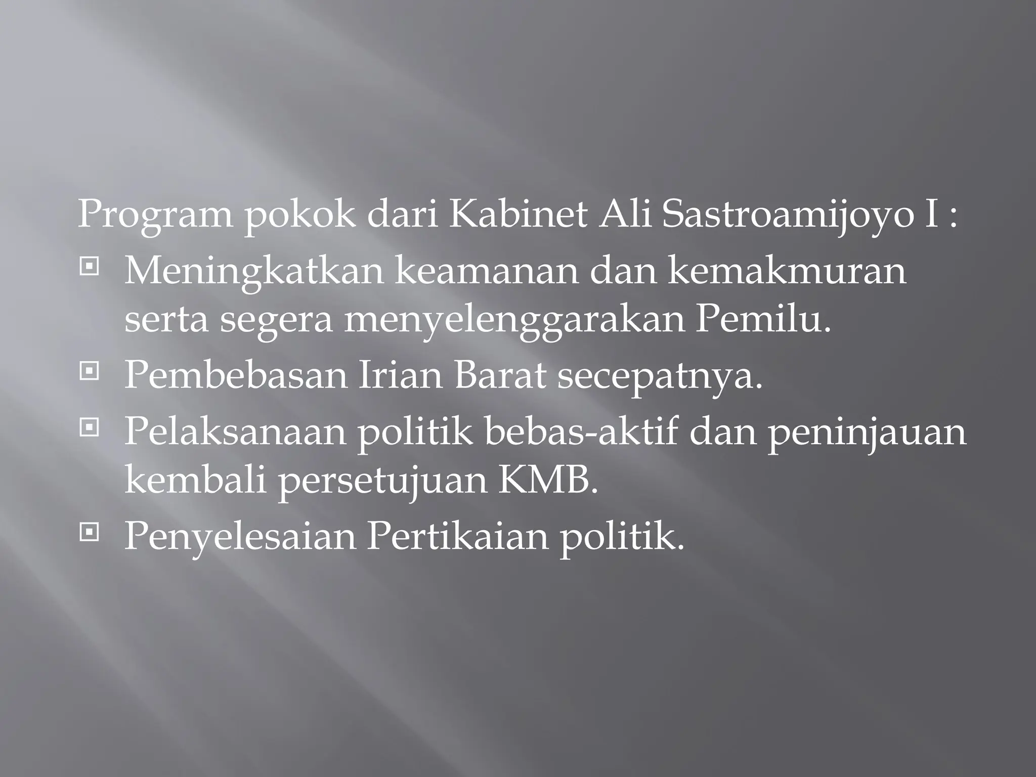 7 KABINET INDONESIA PADA MASA DEMOKRASI LIBERAL (.pptx