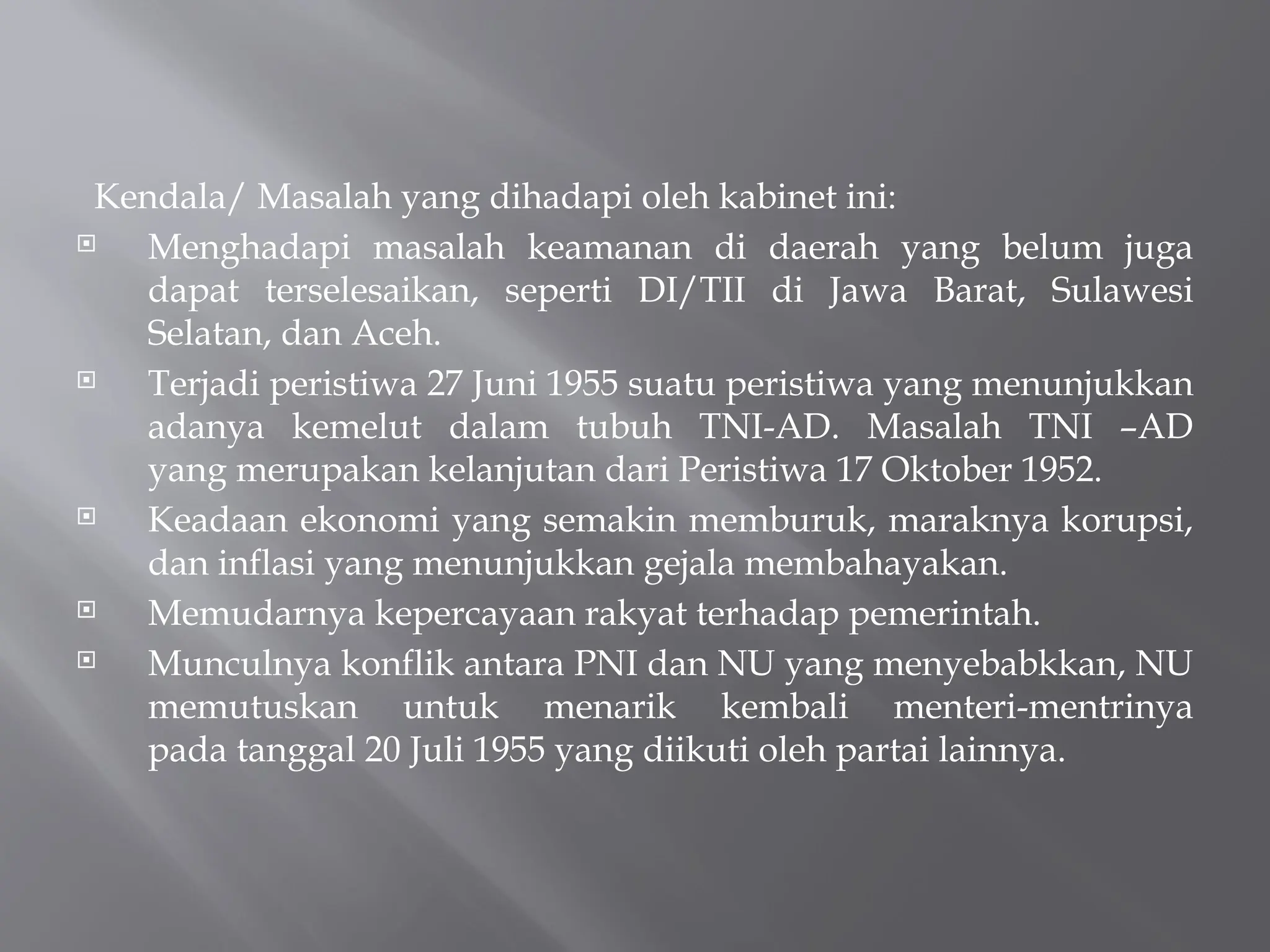 7 KABINET INDONESIA PADA MASA DEMOKRASI LIBERAL (.pptx
