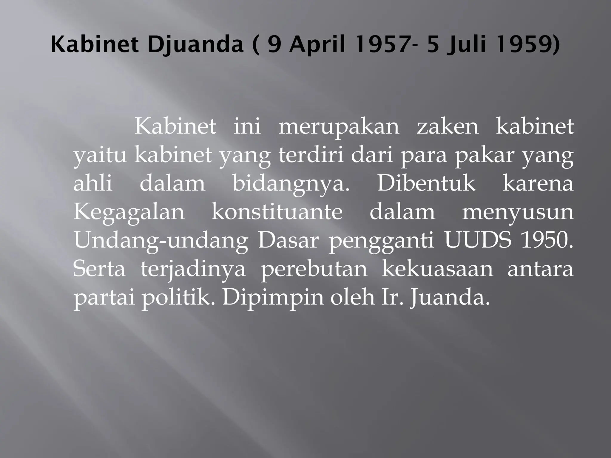 7 KABINET INDONESIA PADA MASA DEMOKRASI LIBERAL (.pptx