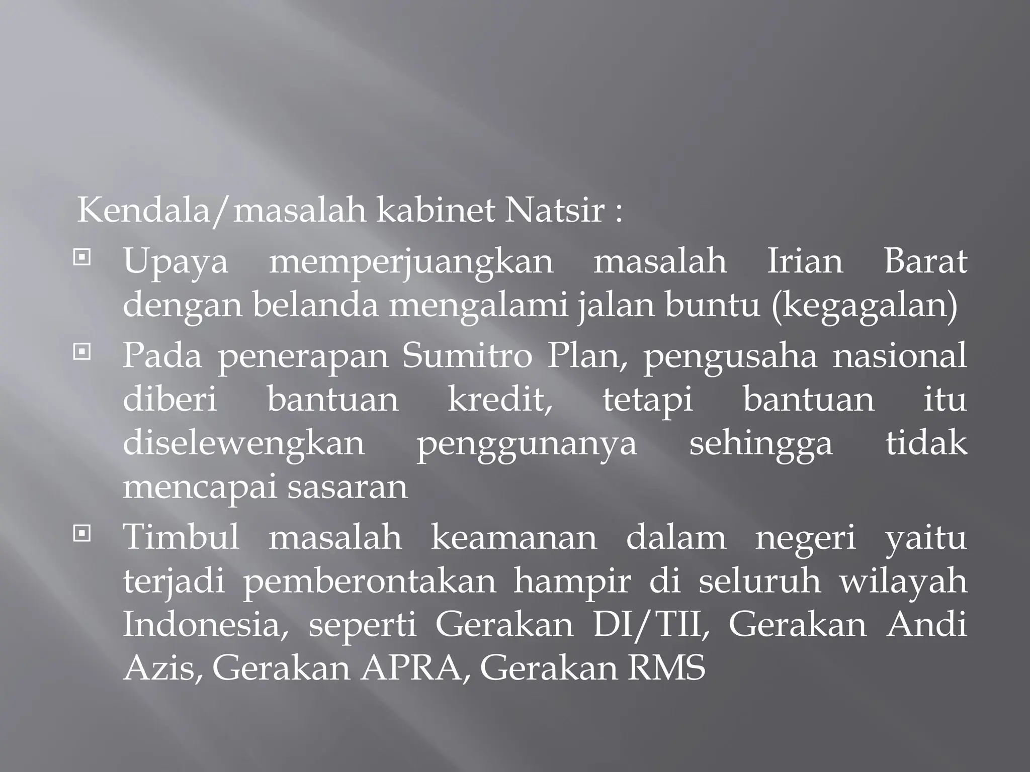 7 KABINET INDONESIA PADA MASA DEMOKRASI LIBERAL (.pptx