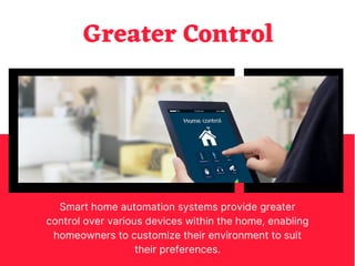 7 Key Benefits of Smart Home Automation Enhancing Living Experience | PDF