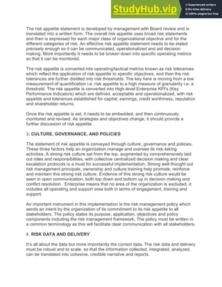 7 Key Elements Of An Enterprise Risk Management Program | PDF ...