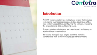 7 key ERP implemantion challenges and risks | PPTX