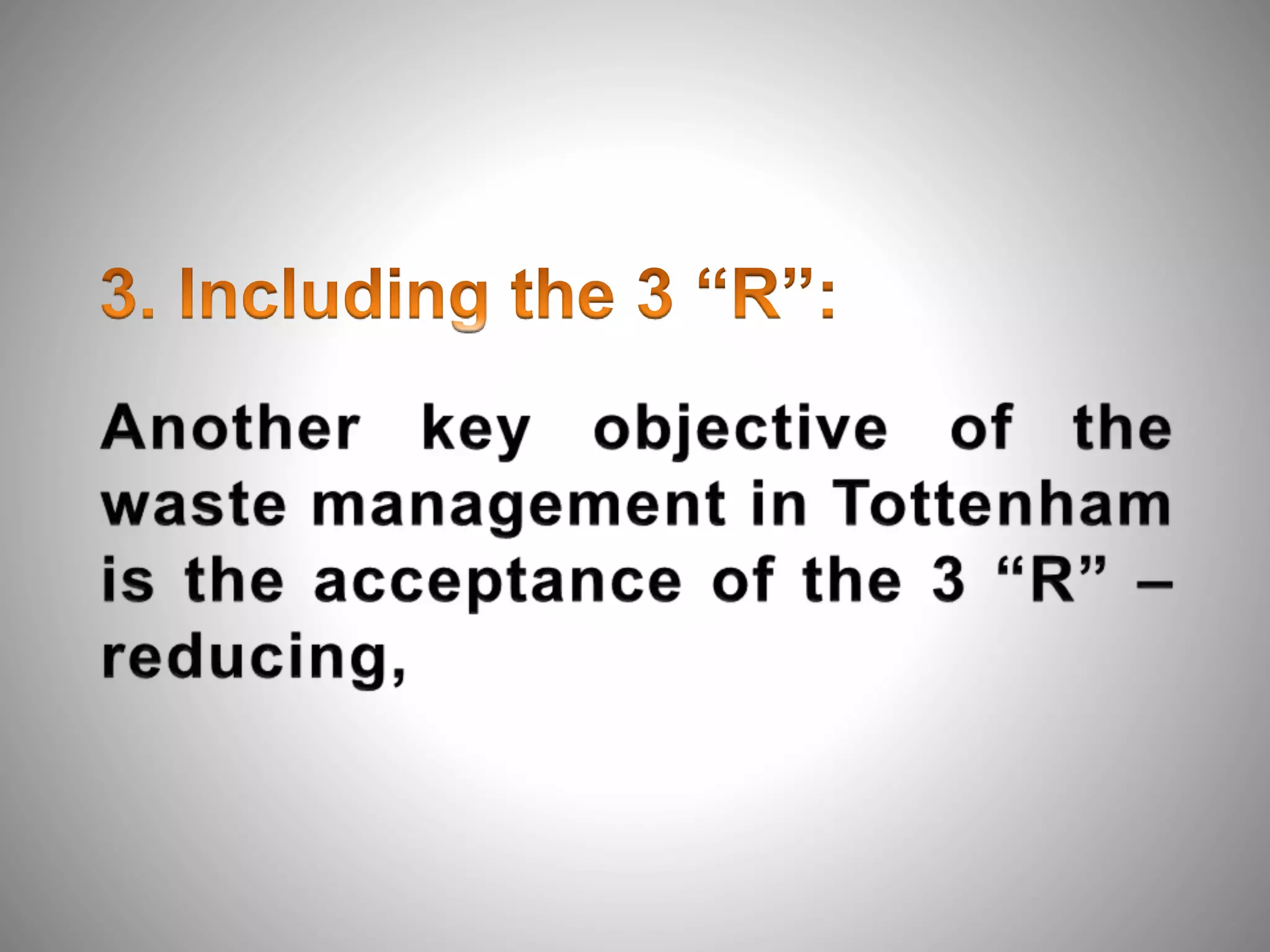 7 key objectives of waste management | PPTX