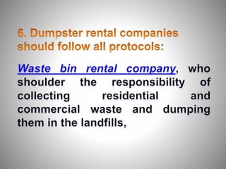 7 key objectives of waste management | PPT