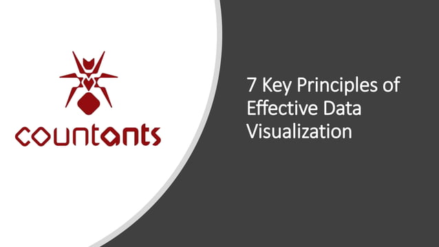 7 key principles of effective data visualization | PPTX | 3-D Graphics | Computer Software and ...