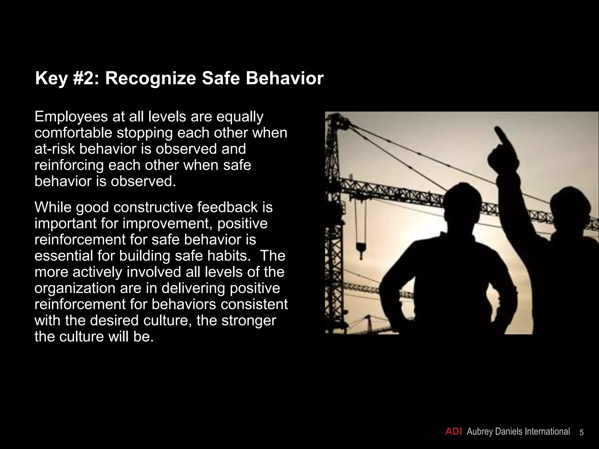 7 Keys for Creating A Safety Culture | PDF