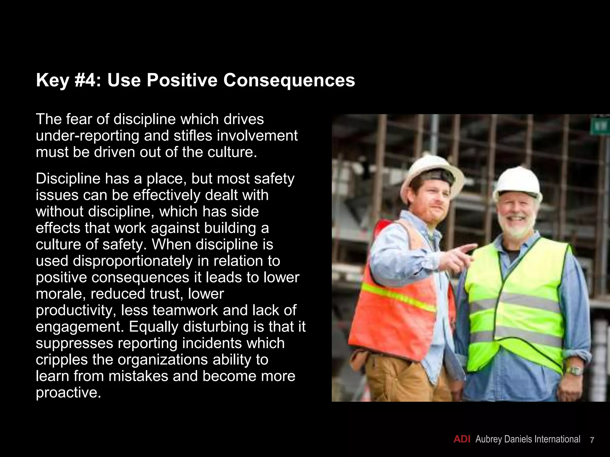 7 Keys for Creating A Safety Culture | PDF