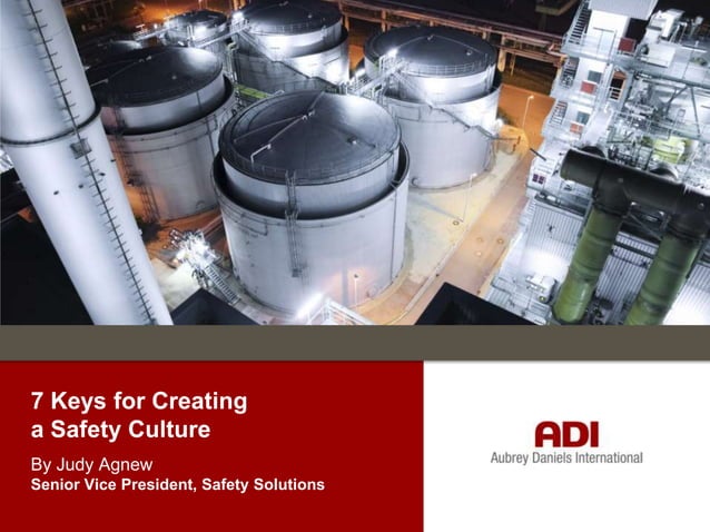 7 Keys for Creating A Safety Culture | PDF