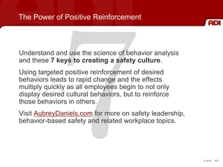 7 Keys for Creating A Safety Culture | PDF