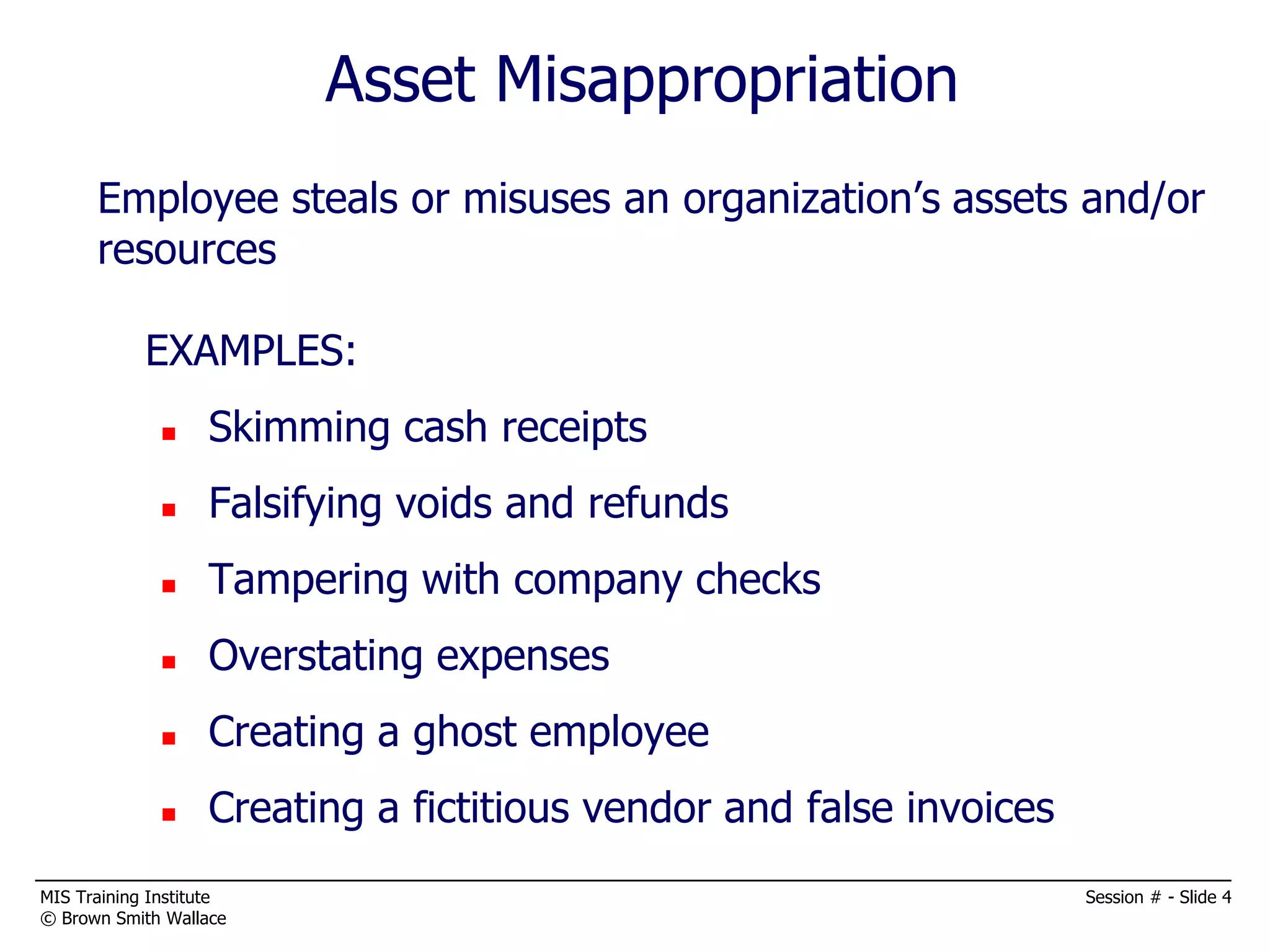 7 Keys to Fraud Prevention, Detection and Reporting | PDF