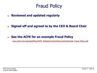 7 Keys to Fraud Prevention, Detection and Reporting | PDF