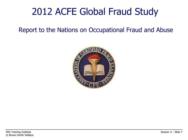 7 Keys to Fraud Prevention, Detection and Reporting | PDF