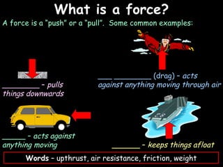 7 k forces and their effects | PPT