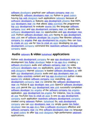 7 Kinds of Applications That Can be Developed Using Python (1).pptx