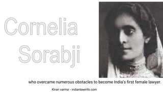 First lawyer from india | PPTX