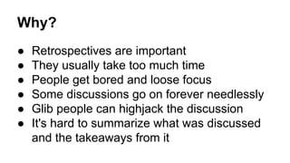 6 thinking hats for retrospectives | PDF