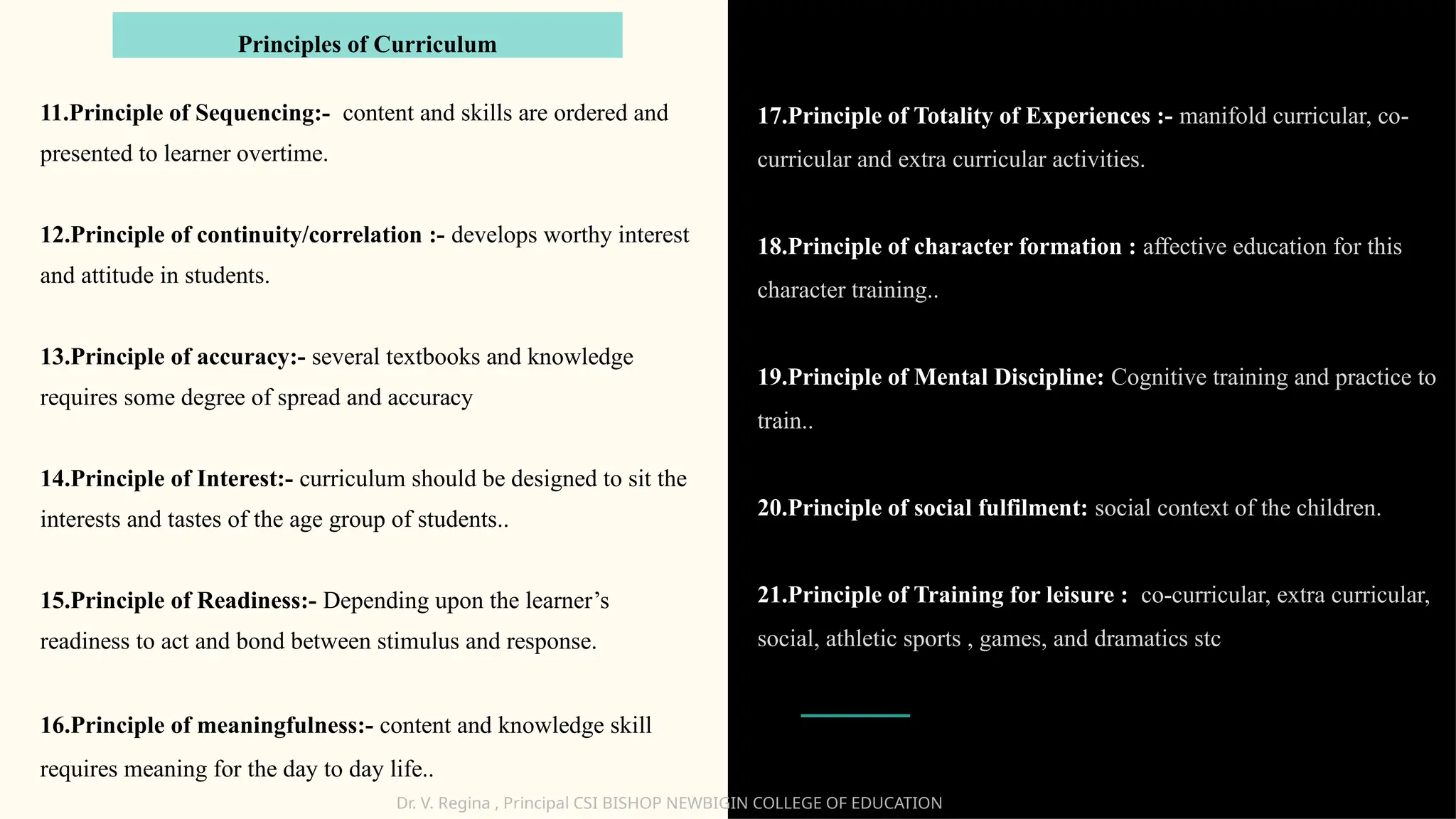 7_ KNOWLEDGE_ AND_ CURRICULUM_ Unit VII - Principles of Curriculum ...